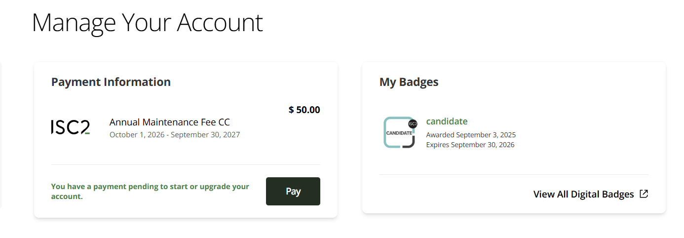 How i get my CC certificate - ISC2 Community