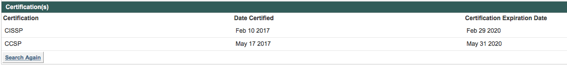 Challenge Coin - ISC2 Community