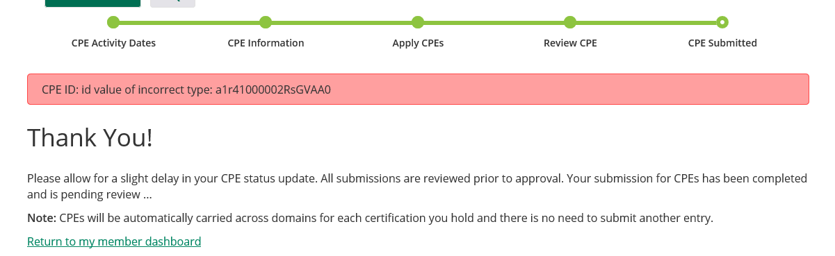 Updated CPE Portal & Annual requirements - Page 18 - ISC2 Community
