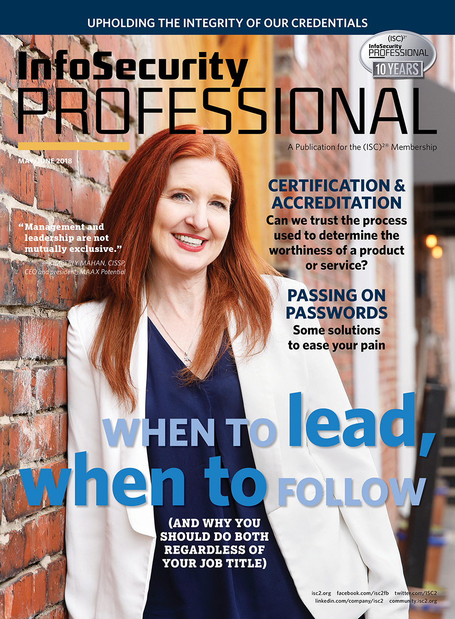 May/June 2018 Issue of Infosecurity Professional M... - ISC2 Community