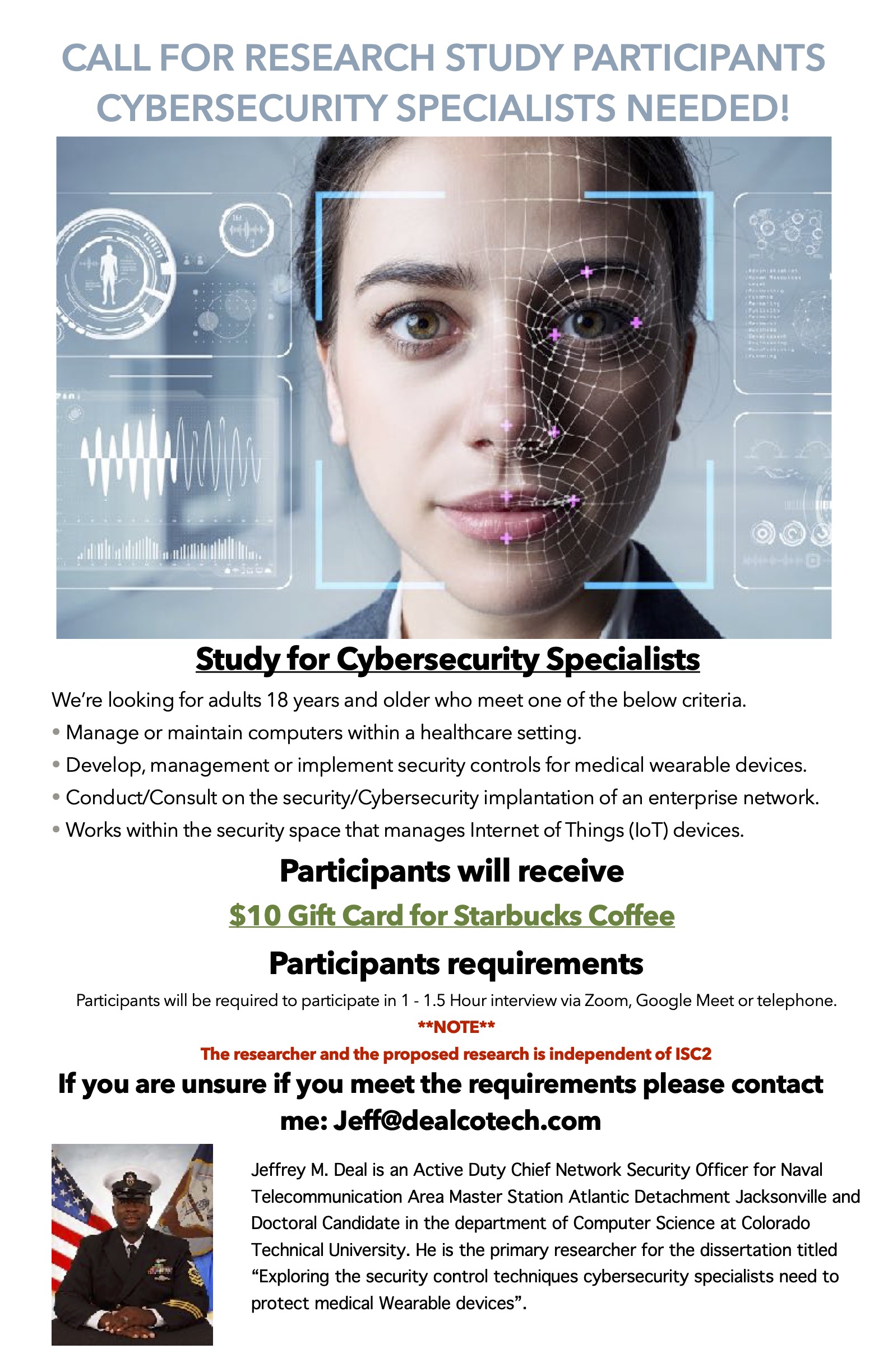 Call for Research Participants - ISC2 Community