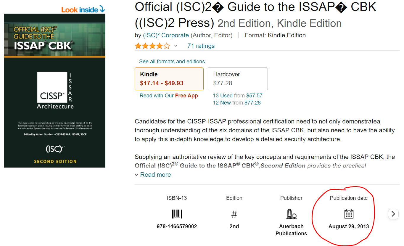 Welcome to the CISSP-ISSAP Study Group - Page 4 - ISC2 Community