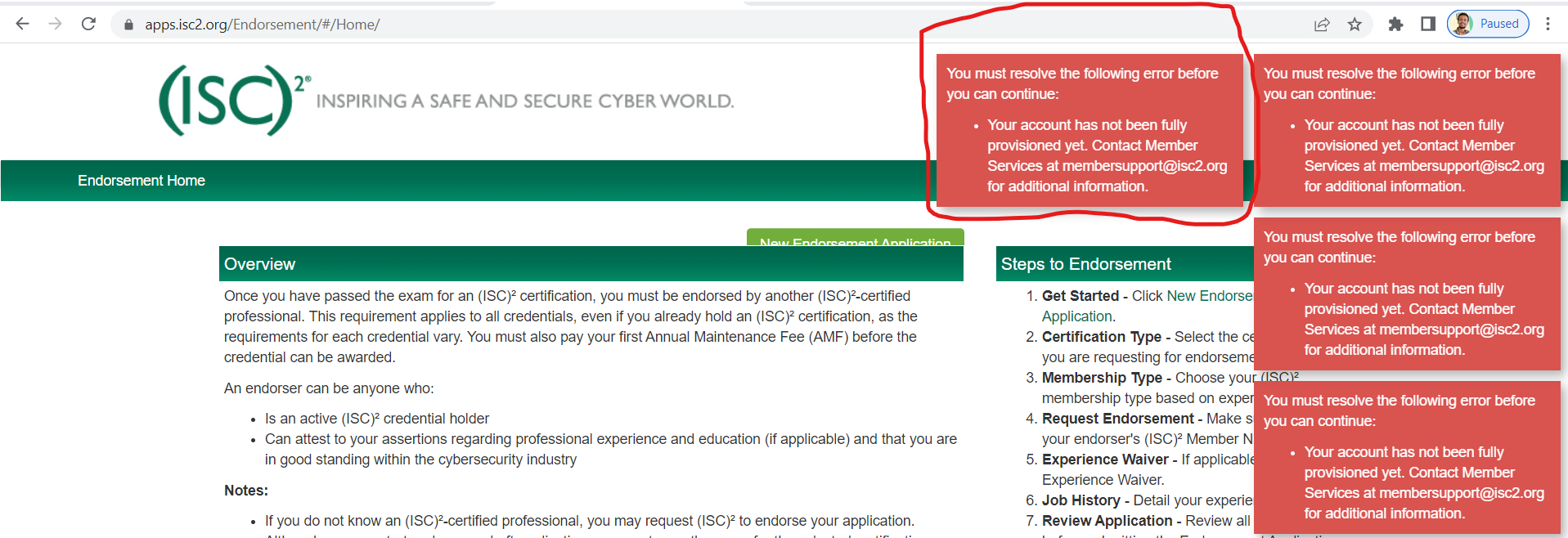 Who to Contact for Support! - ISC2 Community