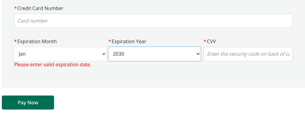AMF payment problem - Please enter valid expiratio... - ISC2 Community