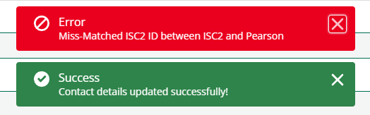 URGENT request for support With ISC2 error: MATICH... - ISC2 Community