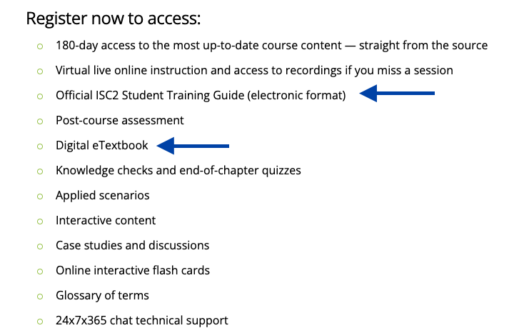 When will self study options be available for CGRC... - ISC2 Community