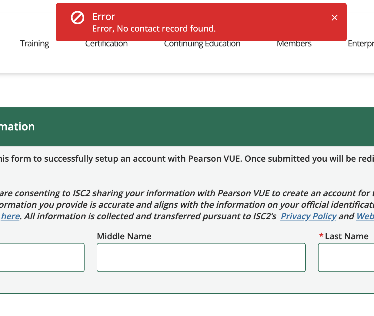 unable to reschedule cissp exam - ISC2 Community