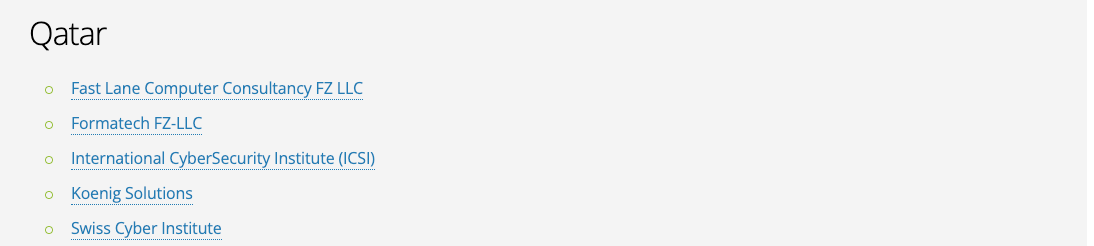 Pearson VUE Centre in Qatar - ISC2 Community